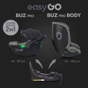 Autosedačka EasyGo Buz Pro Body Greener