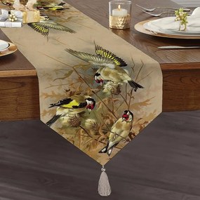 Běhoun na stůl 45x140 cm Yellow Bird – Mila Home