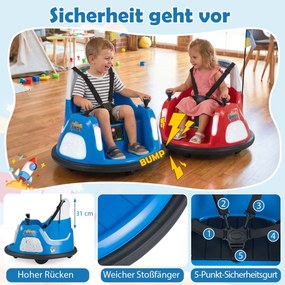 Costway 12 V Dětský elektrický nárazník autobaterie Vozidlo
