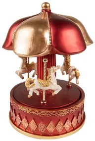 Music box CAROUSEL RED