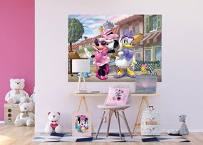 Dětská vliesová fototapeta na zed' Minnie a Daisy, Disney | 155 x 110 cm | DFTDNM 5228