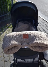 Inf Rukávník na kočárek Lamb – hnědá