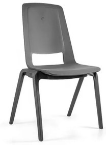 Plastová židle FILA - šedá - 3D5268
