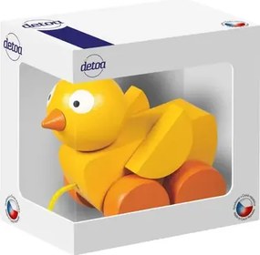 DETOA Dřevěné tahací kuře / Tahací hračka / od 12 měsíců