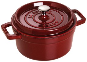 Staub Litinový hrnec s poklicí Cocotte, Ø 28 cm / 6,7 l, bordó 1003554