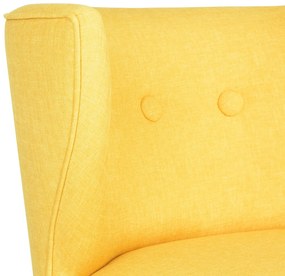 Atelier del Sofa Křeslo Riverhead - Yellow, Žlutá