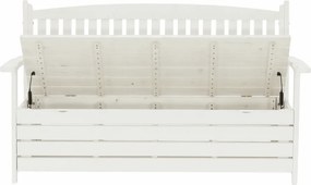 Zahradní lavička, bílá, 150cm, AMULA