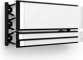 ACCEPT Dveřní tabulka ACS 187 x 93 mm - černá tabulka