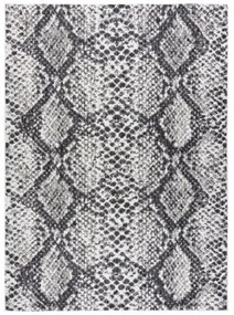 Kusový koberec Hadí kůže šedý 80x150cm