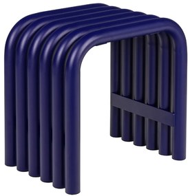 OnaDnes -20% noo.ma Modrá kovová stolička Nokk 42,5 cm