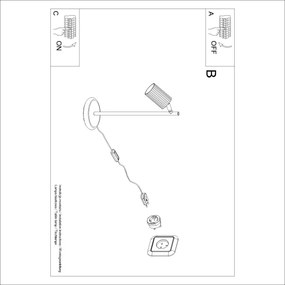 Brilagi - LED Stolní lampa CRESTO 1xGU10/10W/230V bílá