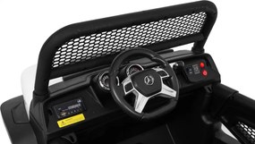 Ramiz Mercedes Benz Unimog elektrické autíčko pro děti bílé