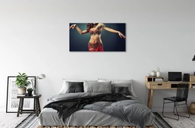 Obrazy na plátně žena tančí 140x70 cm