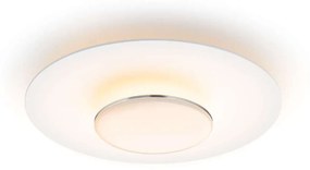 Philips - Stropní LED svítidlo, průměr 50 cm, 2700 K, 40 W, stmívatelné, bílá/chrom 929003316101