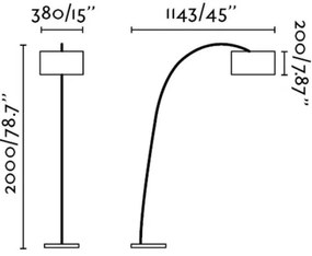 Faro 68462 - Stojací lampa PAPUA 1xE27/60W/230V