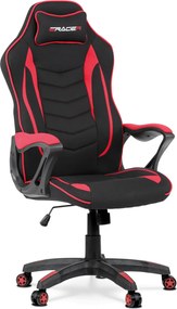 Herní křeslo E-racer NODE - červená látka