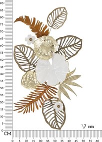 Nástěnná kovová dekorace Bouquet 50,8 cm vícebarevná