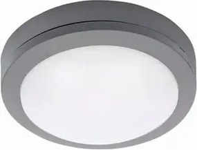 Solight WO746 LED venkovní osvětlení kulaté 13W šedé / 910lm / 4000K /