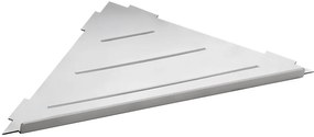 Sapho, SMART rohová police do spár 297x15x210 mm, leštěná nerez, XJ615
