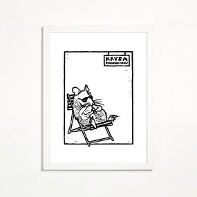 Mária Mérai | Saturejka Mária Mérai | Krysa Rám: Černý, Velikost: 30 x 20 cm