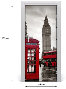 Fototapeta samolepící na dveře Big Ben Londýn 85x205 cm