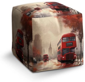 Sablio Taburet Cube Londýn Double-decker 1: 40x40x40 cm