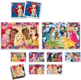 Clementoni Soubor her Disney princezny 4v1 / 72 dílků / od 3 let