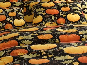 Povlečení z mikrovlákna ORANGE PUMPKINS barevné Rozměr povlečení: 70 x 90 cm | 140 x 200 cm
