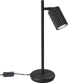 Stolní lampa SOLLUX KARBON černá GU10 1x10W bez žárovky SL.1586