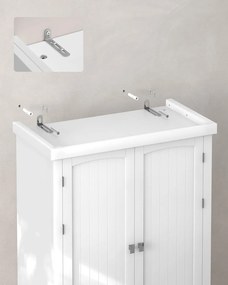 Vysoká kuchyňská skříňka Vasagle Snow 182 cm bílá