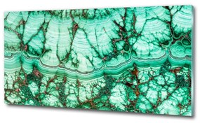 Wallmuralia Fotoobraz na skle Malachitová textura 100x50