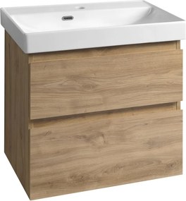 Aqualine Altair koupelnová skříňka pod umyvadlo 61,5 x 60 x 37 cm dub emporio hnědá AI368