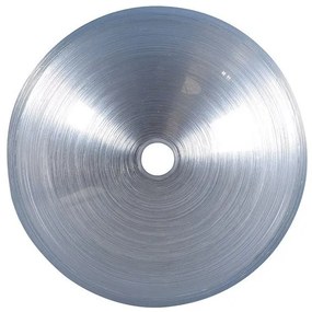 Sapho, MURANO SILVER skleněné umyvadlo 40x14cm, stříbrné, AL5318-68
