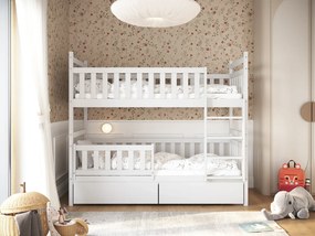 Rkids | Patrová postel Rino 90x190 Bílá