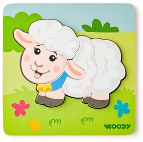Woody Puzzle Baby Ovečka