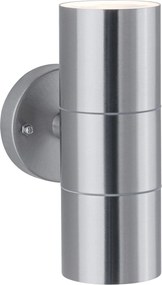 P 94331 Venkovní nástěnné svítidlo Flame IP44 max. 2x35W GU10 ocel kartáčovaný 230V - PAULMANN