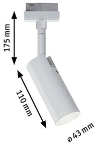 Paulmann URail Tubo LED bodovka, bílá
