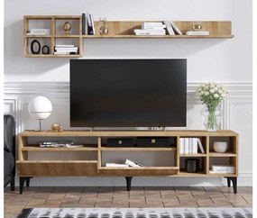 Designová TV sestava Fannie vzor dub