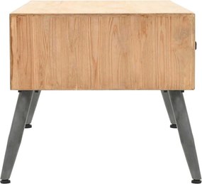 Konferenční stolek masivní jedlové dřevo 115 x 55 x 50 cm 245777