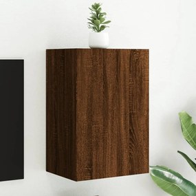 vidaXL Nástěnná TV skříňka hnědý dub 40,5x30x60 cm kompozitní dřevo