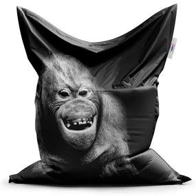 Sedací vak Classic orangutan - dětský, šedá / černá