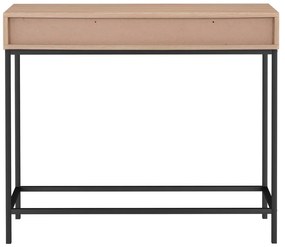 Konzolový stolek s deskou v dubovém dekoru v přírodní barvě 35x90 cm Celine – Støraa