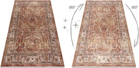 Koberec LARIS 755 oranžový / hnědý