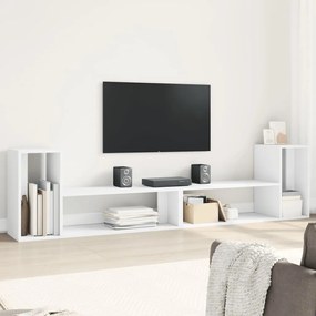 TV skříňky 2 ks bílé 100 x 30 x 50 cm kompozitní dřevo