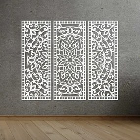 Nástěnná dekorace třídílný panel mandala | SENTOP PR0514-A