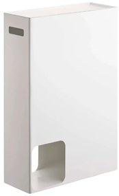Bílý kovový stojan na toaletní papír Yamazaki Tower II. 48 cm