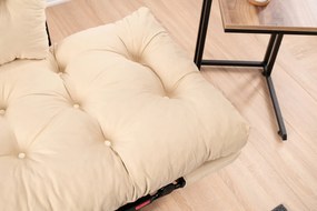 Atelier del Sofa 2-místná pohovka Nitta - Cream, Krémová