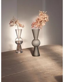 Skleněná váza BonBon Grey 23 cm Design House Stockholm