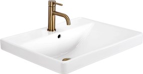 Rea Alisha, zápustné keramické umyvadlo 610x480x195 mm, bílá lesklá, REA-U8424