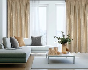 ZATEMŇOVACÍ ZÁVĚS NA PÁSCE EMILA 140X270 CM VZOROVANÁ